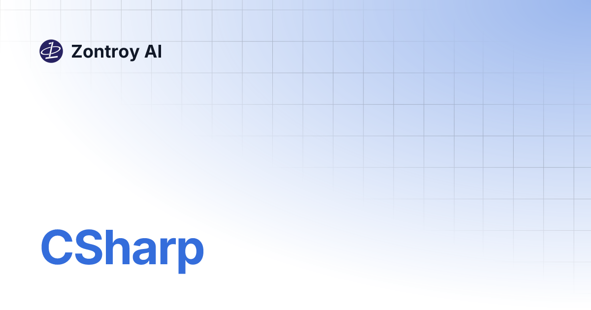 CSharp | Zontroy AI